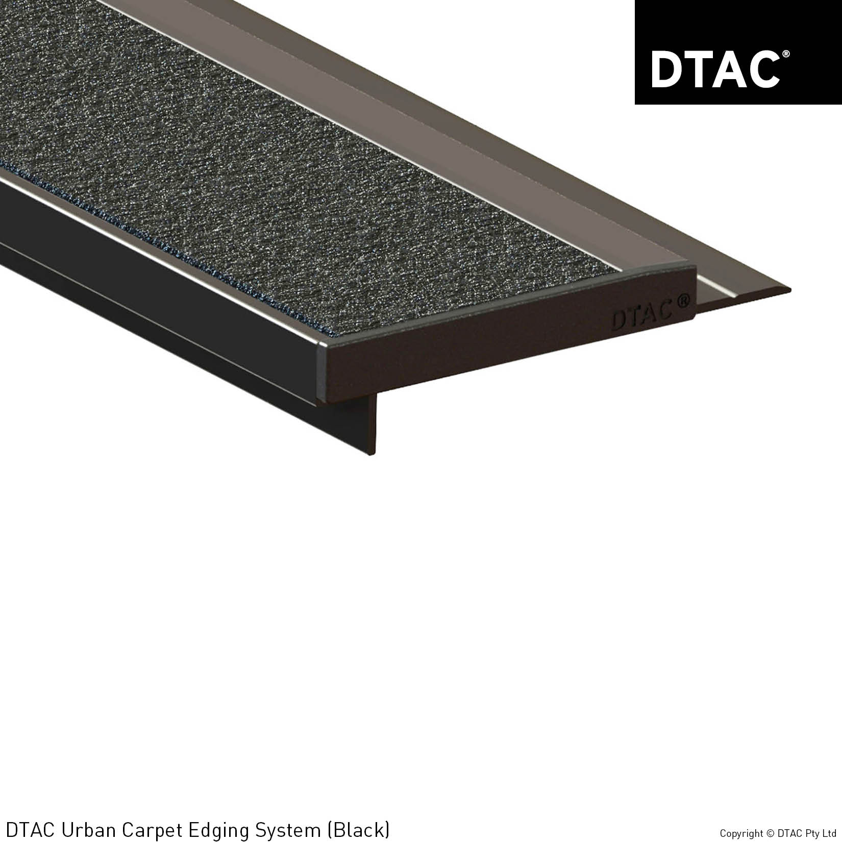 DTAC - DTAC Pemko® Urban Carpet Edging System 10x65x3mm