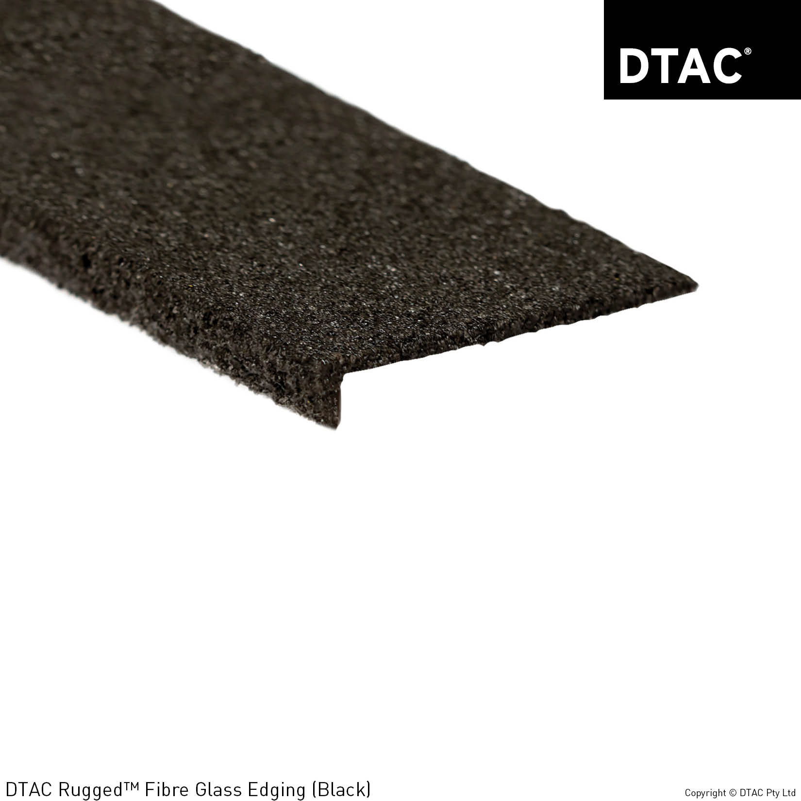DTAC - DTAC Pemko® Rugged™ Fibre Glass Edging 10x70x3mm (Black)