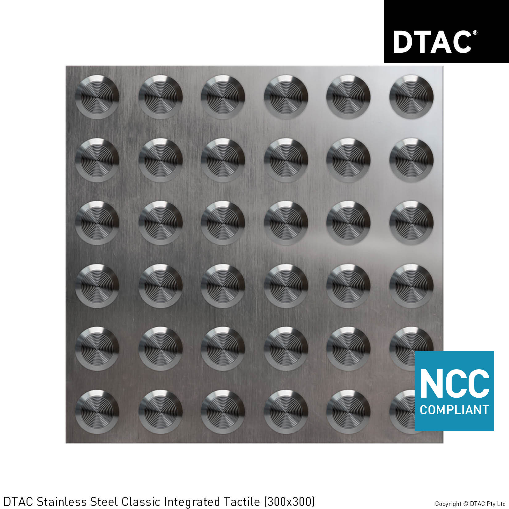 DTAC - DTAC Stainless Steel Classic Integrated Tactile
