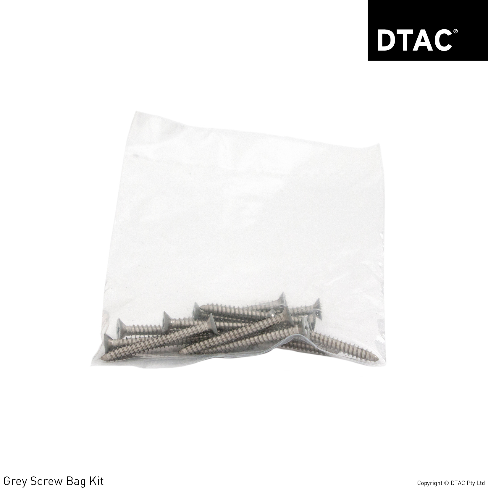 DTAC Grey Screw Bag Kit