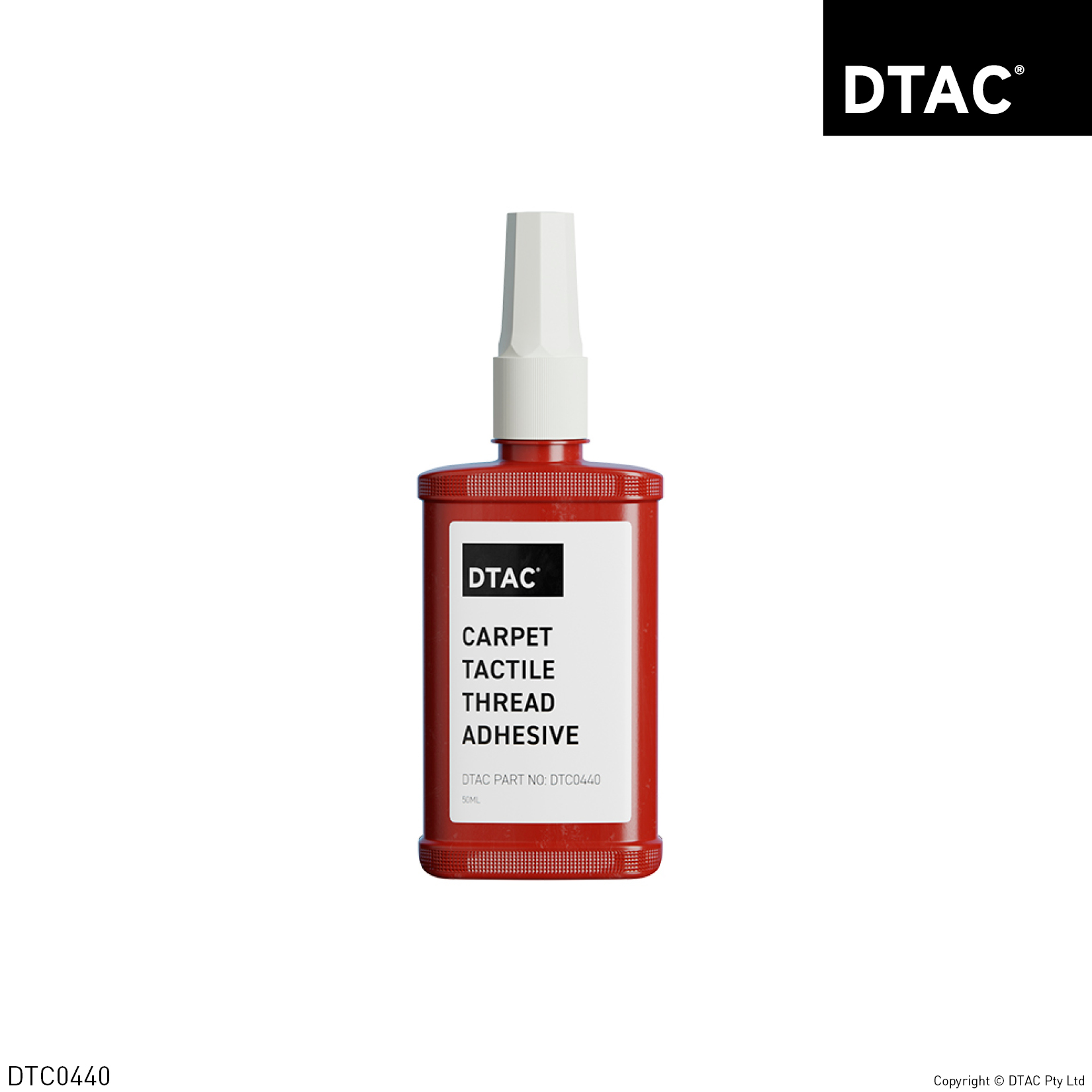 DTAC - DTAC Carpet Tactile Thread Adhesive (50ml Bottle)