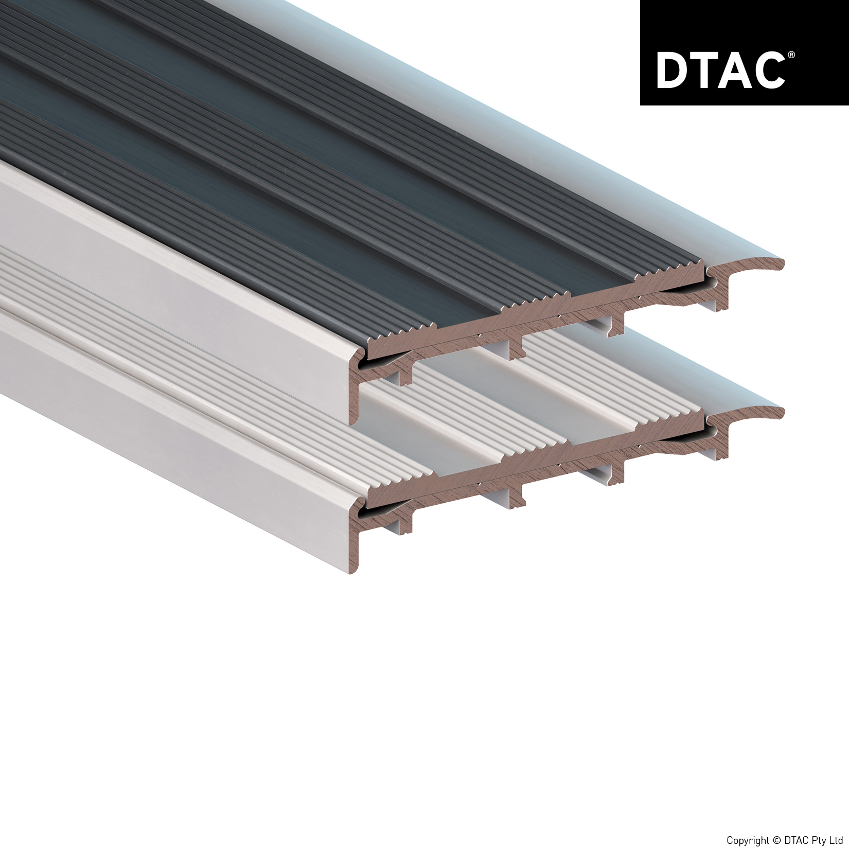 DTAC - DTAC Pemko® Modular + Pleat Carpet Edging System 10X65X6mm