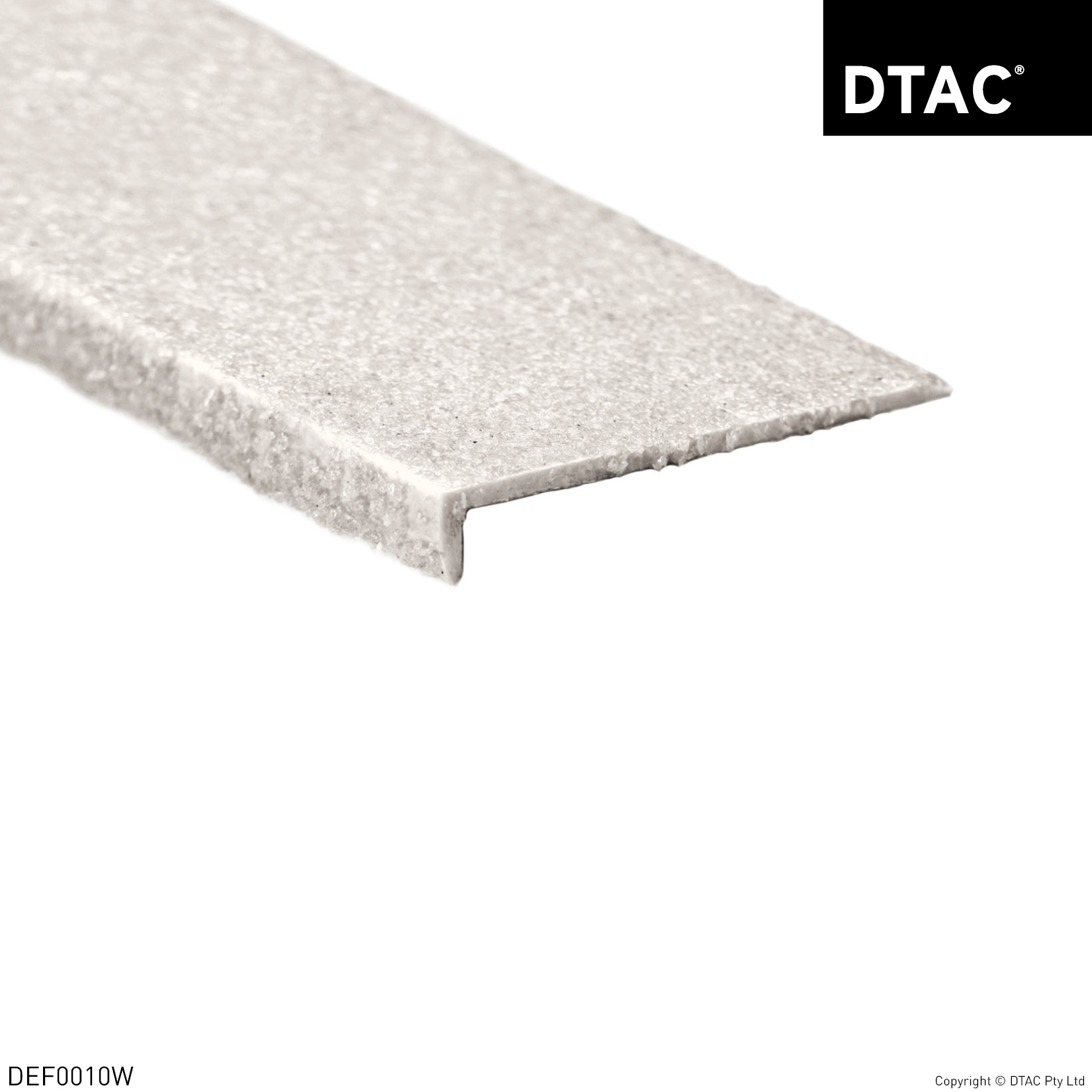 DTAC - DTAC Pemko® Rugged™ Fibre Glass Edging 10x70x3mm (White)